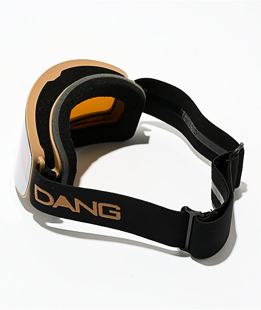 Dang Shades FL2.0 Magnet Tech Sand & Chrome Snowboard Goggles | Zumiez