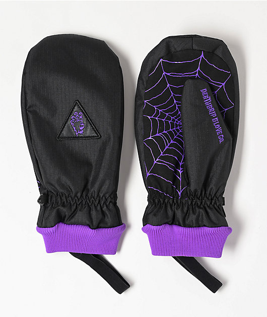 Deathgrip Ghoul Decon Black Snowboard Mittens | Zumiez