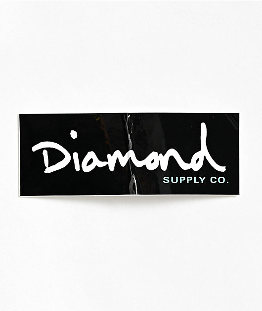 Diamond OG Script Sticker | Zumiez