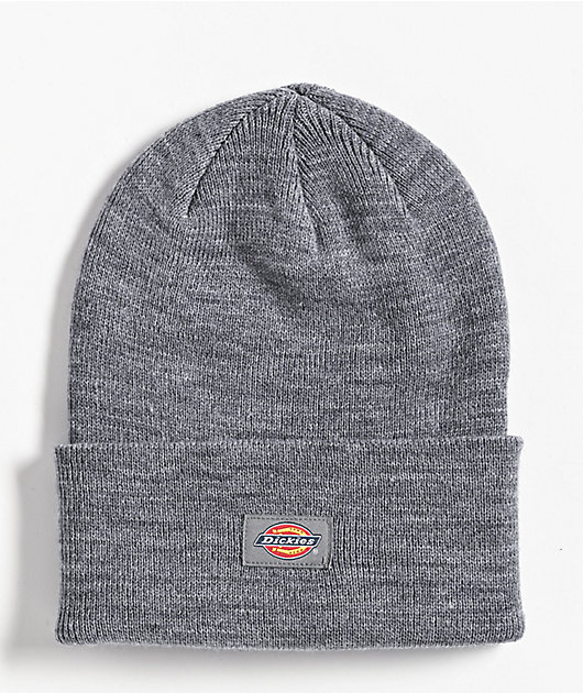 Dickies Classic Cuffed Heather Grey Beanie | Zumiez