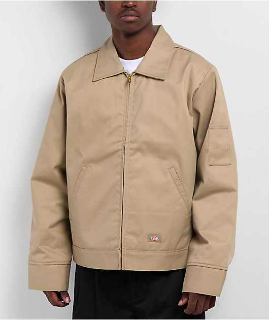 Dickies Insulated Eisenhower Khaki Work Jacket | Zumiez