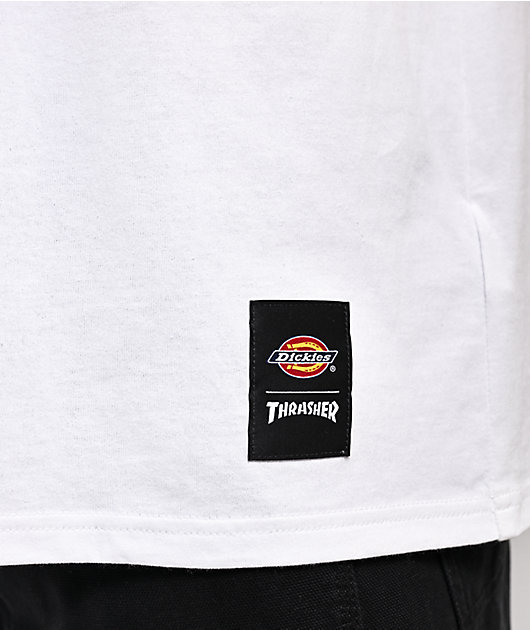 Dickies x Thrasher White T-Shirt | Zumiez