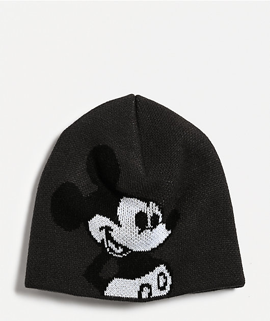 Disney x HUF Mickey Mouse Charcoal Skully Beanie | Zumiez