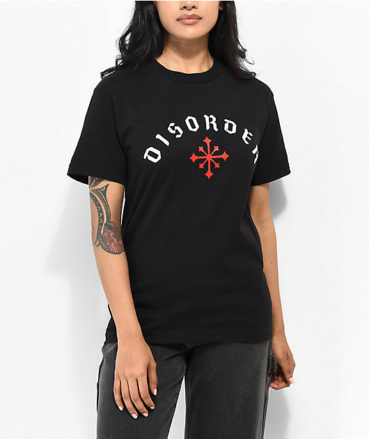Disorder Arch Logo Black T-Shirt | Zumiez