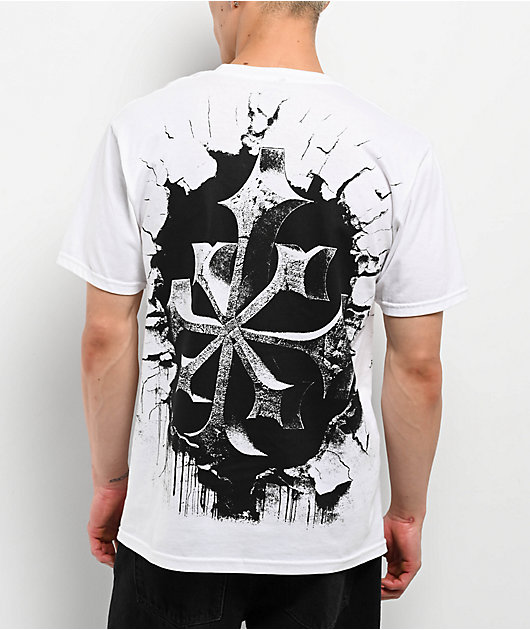 Disorder Shattered White T-Shirt | Zumiez