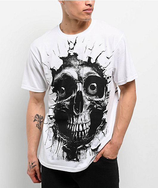 Disorder Shattered White T-Shirt | Zumiez