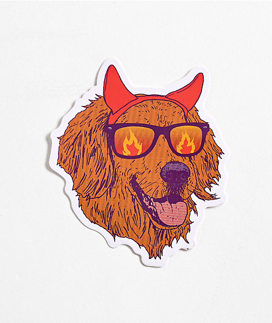 Dog Limited Aww Heck Sticker | Zumiez