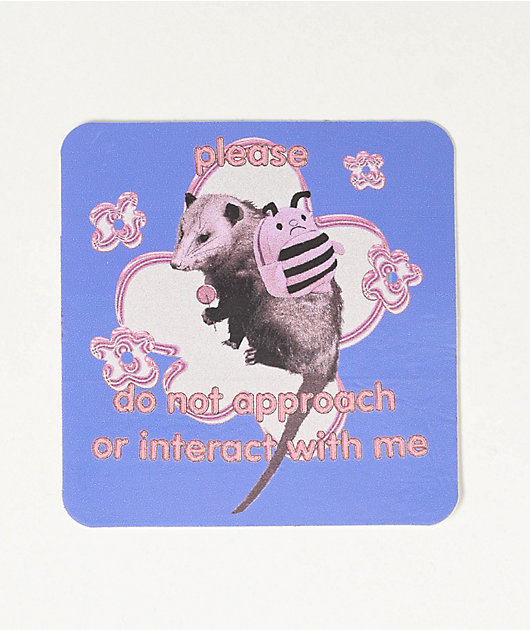 Dogecore Do Not Approach Sticker | Zumiez