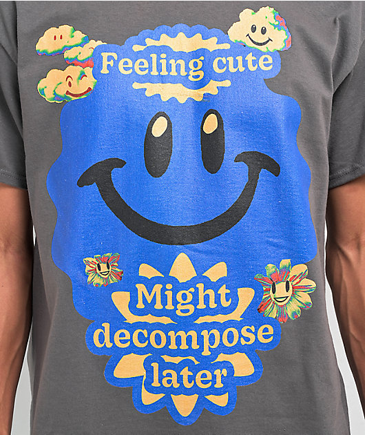 Dogecore Feeling Cute Charcoal T-Shirt | Zumiez