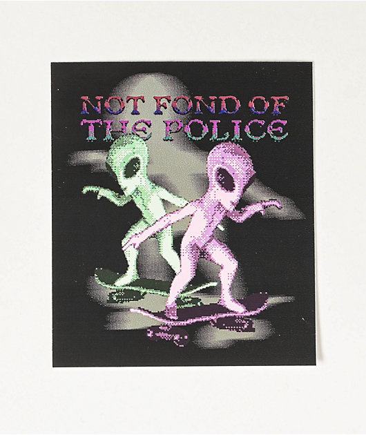 Dogecore Not Fond Of The Police Sticker | Zumiez