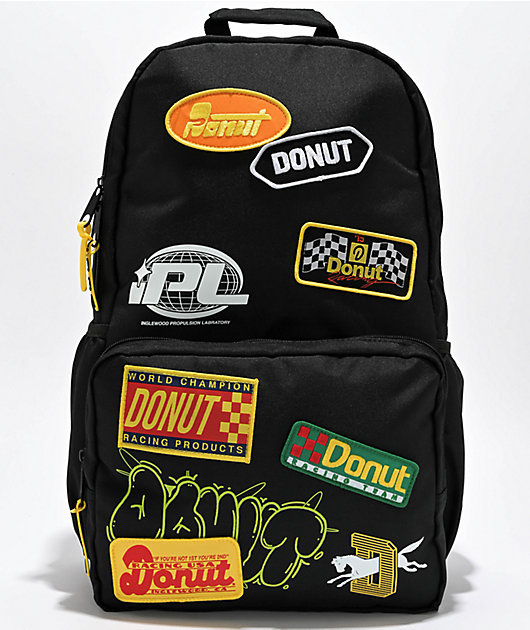 Donut Patch Black Backpack | Zumiez