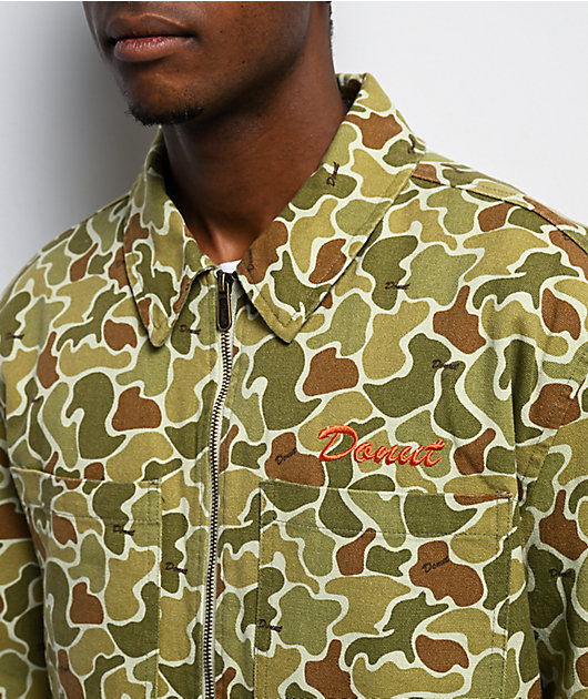 Donut Performance Camo Mechanic Jacket | Zumiez