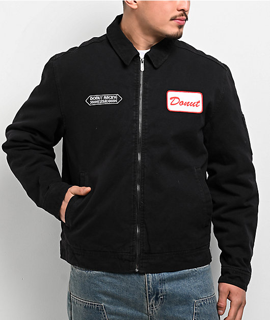 Donut Racing USA Black Canvas Jacket | Zumiez