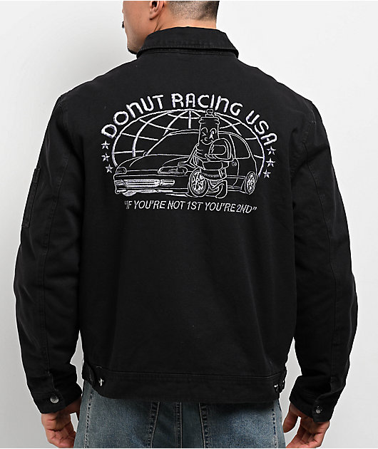 Donut Racing USA Black Canvas Jacket | Zumiez
