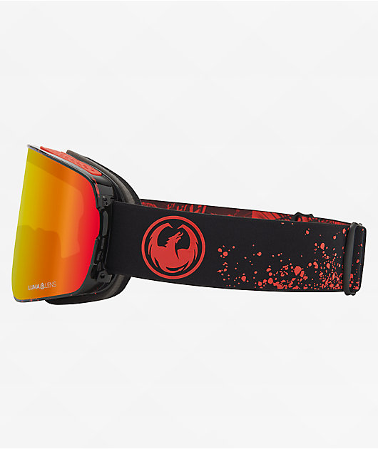 Dragon NFX2 Kaiju, Red Ion, & Light Rose Snowboard Goggles | Zumiez