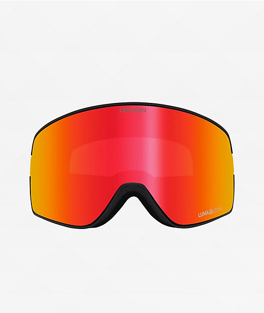 Dragon NFX2 Old Skool Kaiju & Red Ion Snowboard Goggles | Zumiez
