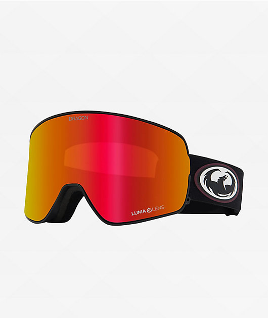 Dragon NFX2 Old Skool Kaiju & Red Ion Snowboard Goggles | Zumiez