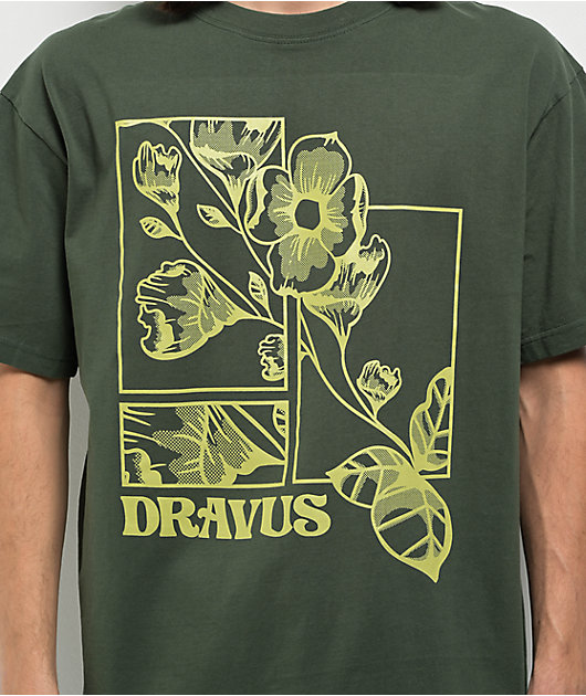Dravus Boxed Forest Green T-Shirt | Zumiez