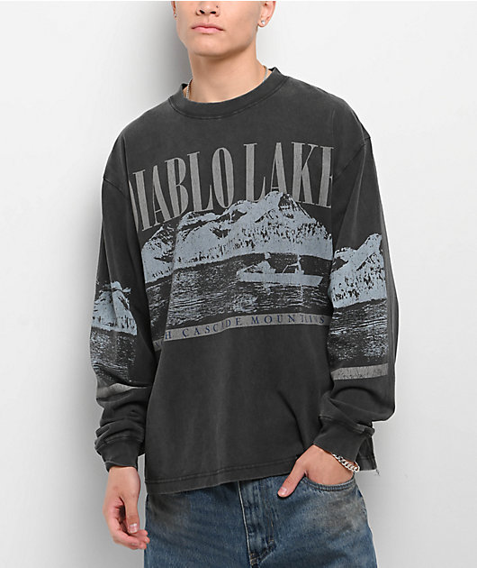 Dravus Diablo Lake Black Wash Long Sleeve T-Shirt | Zumiez