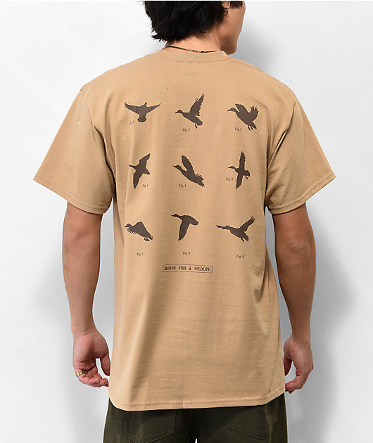 Dravus Duck Chart Sand T-Shirt | Zumiez
