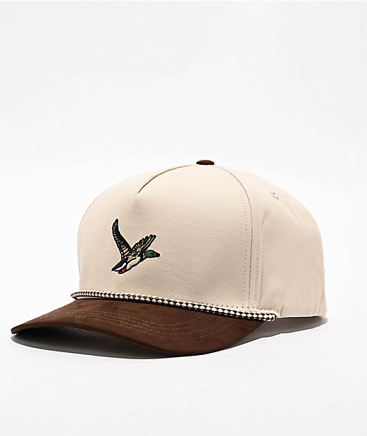 Dravus Duck High Profile Brown Snapback Hat | Zumiez