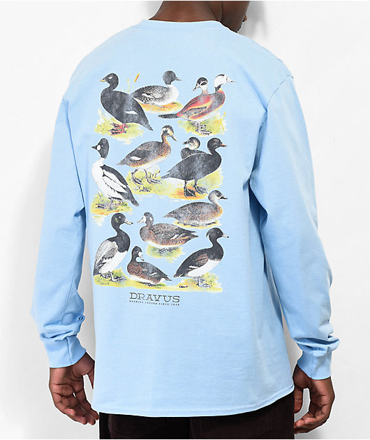 Dravus Ducking Around Blue Long Sleeve T-Shirt | Zumiez