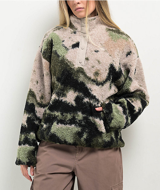 Dravus Glacier Landscape Sherpa Jacket | Zumiez