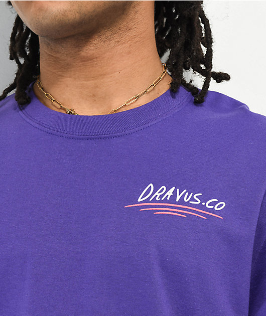Dravus Hold On Purple Long Sleeve T-Shirt | Zumiez