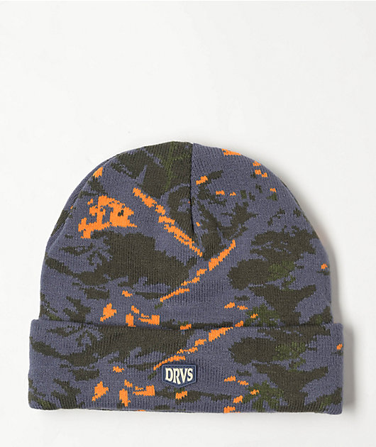 Dravus Leaf'N'Stick Blue Beanie | Zumiez