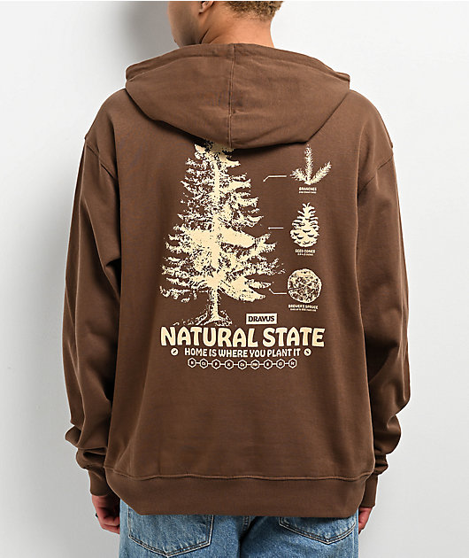 Dravus Natural State Brown Hoodie | Zumiez