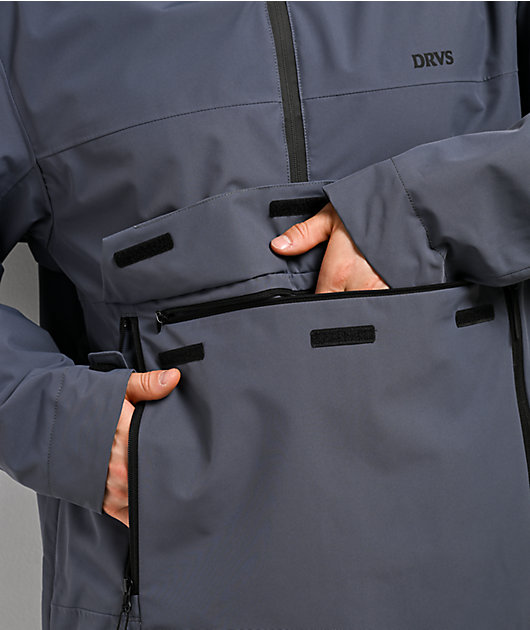 Dravus Pine Ridge Charcoal 15K Anorak Snowboard Jacket | Zumiez