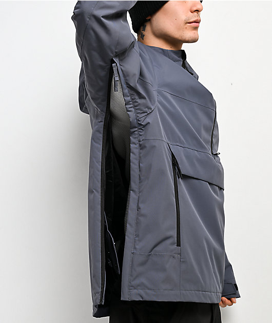 Dravus Pine Ridge Charcoal 15K Anorak Snowboard Jacket | Zumiez