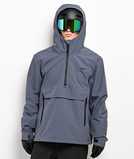 Dravus Pine Ridge Charcoal 15K Anorak Snowboard Jacket | Zumiez