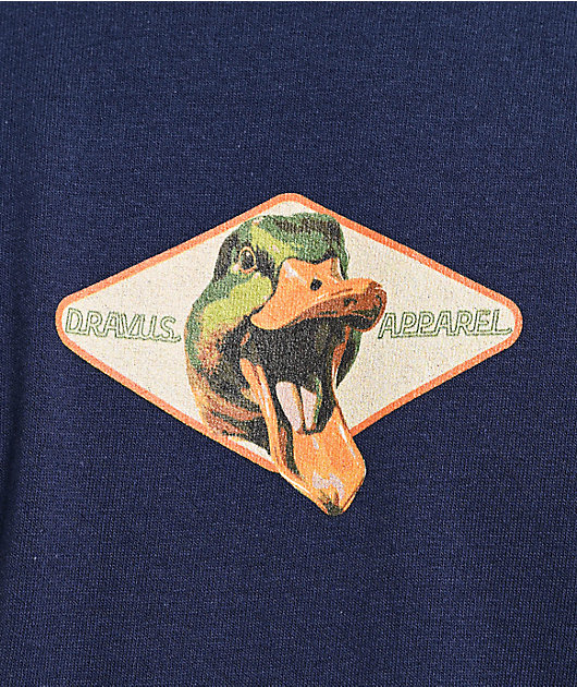 Dravus Quack Navy Blue T-Shirt | Zumiez