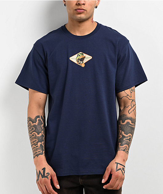 Dravus Quack Navy Blue T-Shirt | Zumiez