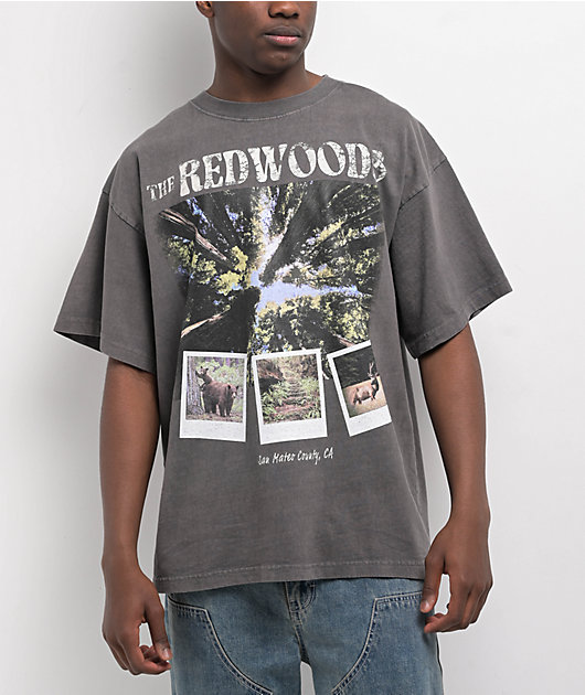 Dravus Redwoods Charcoal T-Shirt | Zumiez