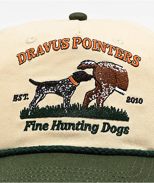 Dravus Sniff Beige & Green Snapback Hat | Zumiez