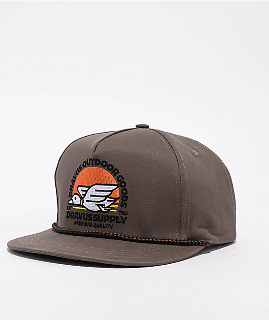 Dravus Supply Brown Snapback Hat | Zumiez