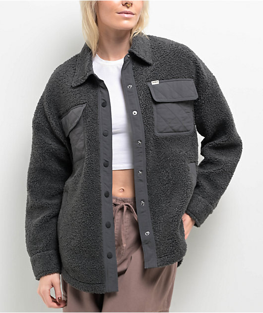 Dravus Tempest Black Sherpa Jacket | Zumiez