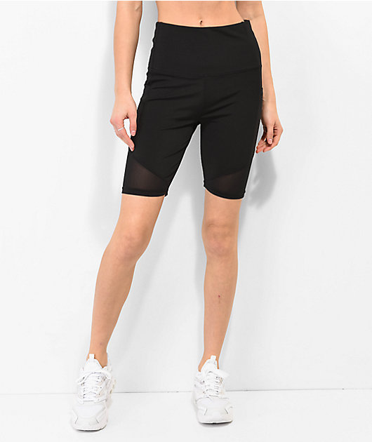 Dyce Sunrise Black Mesh Bike Shorts | Zumiez