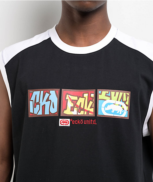 Ecko Graff Alley Black & White Tank Top | Zumiez