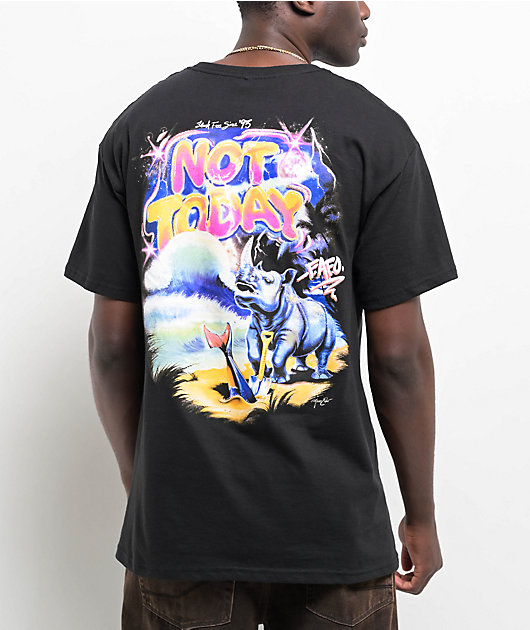 Ecko Shark Free Black Wash T-Shirt | Zumiez