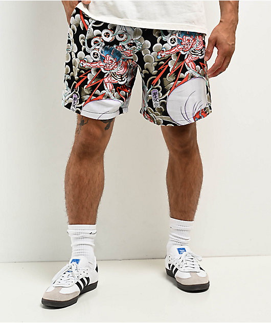 Ed Hardy Japan Bee Print Shorts | Zumiez