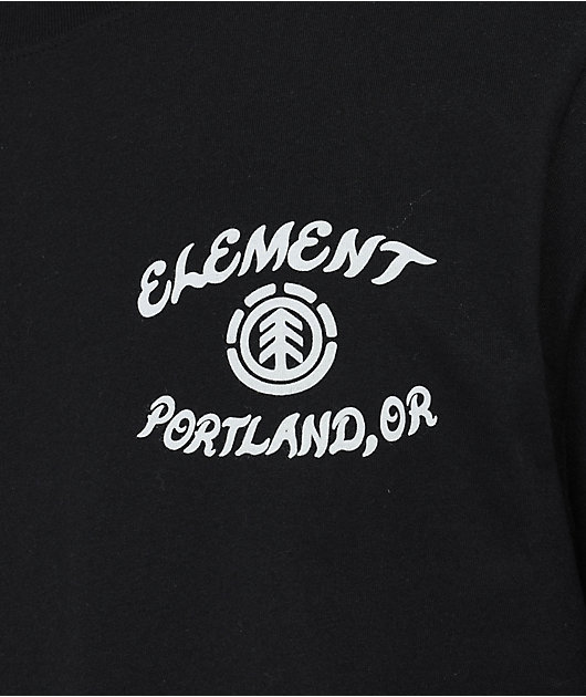 Element Rain Black T-Shirt | Zumiez