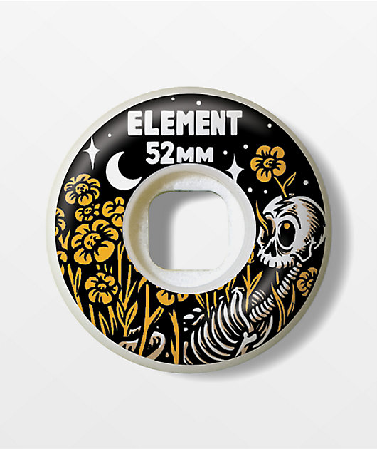 Element Timber 52mm White Skateboard Wheels | Zumiez
