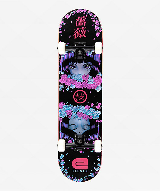 Elenex Cherry Rose 8.0" Skateboard Complete | Zumiez