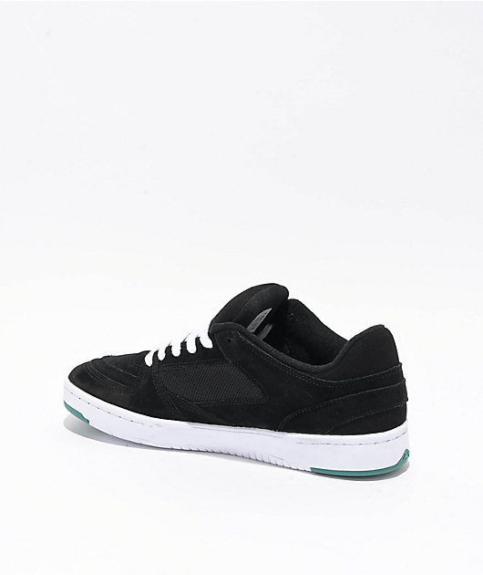 Emerica Mute Black & White Skate Shoes | Zumiez