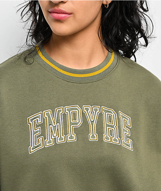 Empyre Dawsen Green Crewneck Sweatshirt | Zumiez