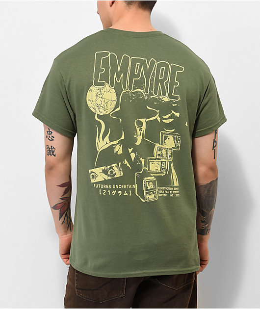 Empyre Future Uncertain Green T-Shirt | Zumiez