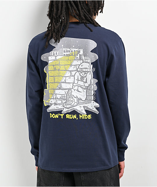 Empyre Hide Navy Blue Long Sleeve T-Shirt | Zumiez